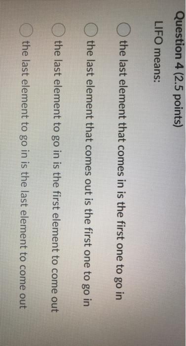 Solved Question 1 (2.5 points) Consider the usual algorithm | Chegg.com