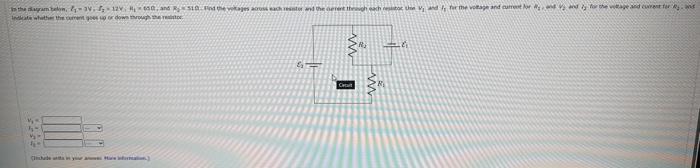 Solved Find voltage across each resister and the current | Chegg.com