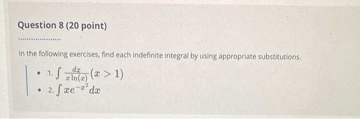 Solved In the following exercises, find each indefinite | Chegg.com