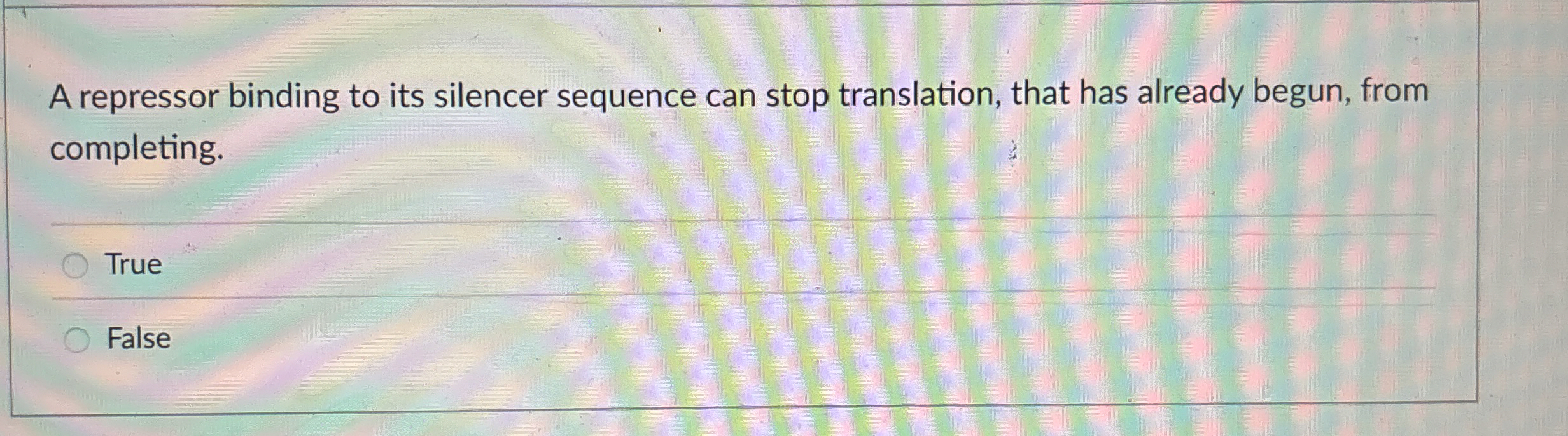 Solved A repressor binding to its silencer sequence can stop | Chegg.com