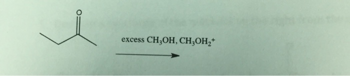 Solved excess CH2OH, CH2OH2+ | Chegg.com