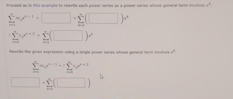 Solved Proceed as in this example to rewrite each power | Chegg.com