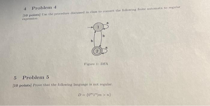 Solved 4 Problem 4 [10 points] Use the procedure discussed | Chegg.com