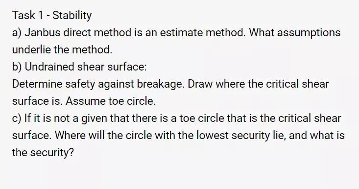 Solved Task 1 - Stability a) Janbus direct method is an | Chegg.com