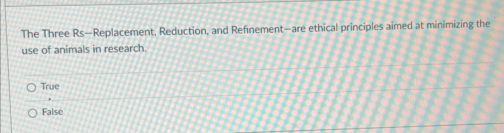 Solved The Three Rs - ﻿Replacement, Reduction, and | Chegg.com