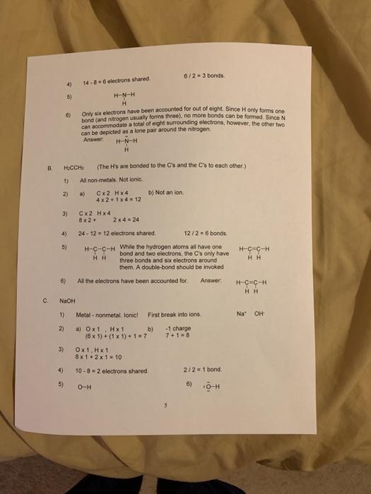 Solved Exercise Il Molecular Models Molecular Formula from | Chegg.com