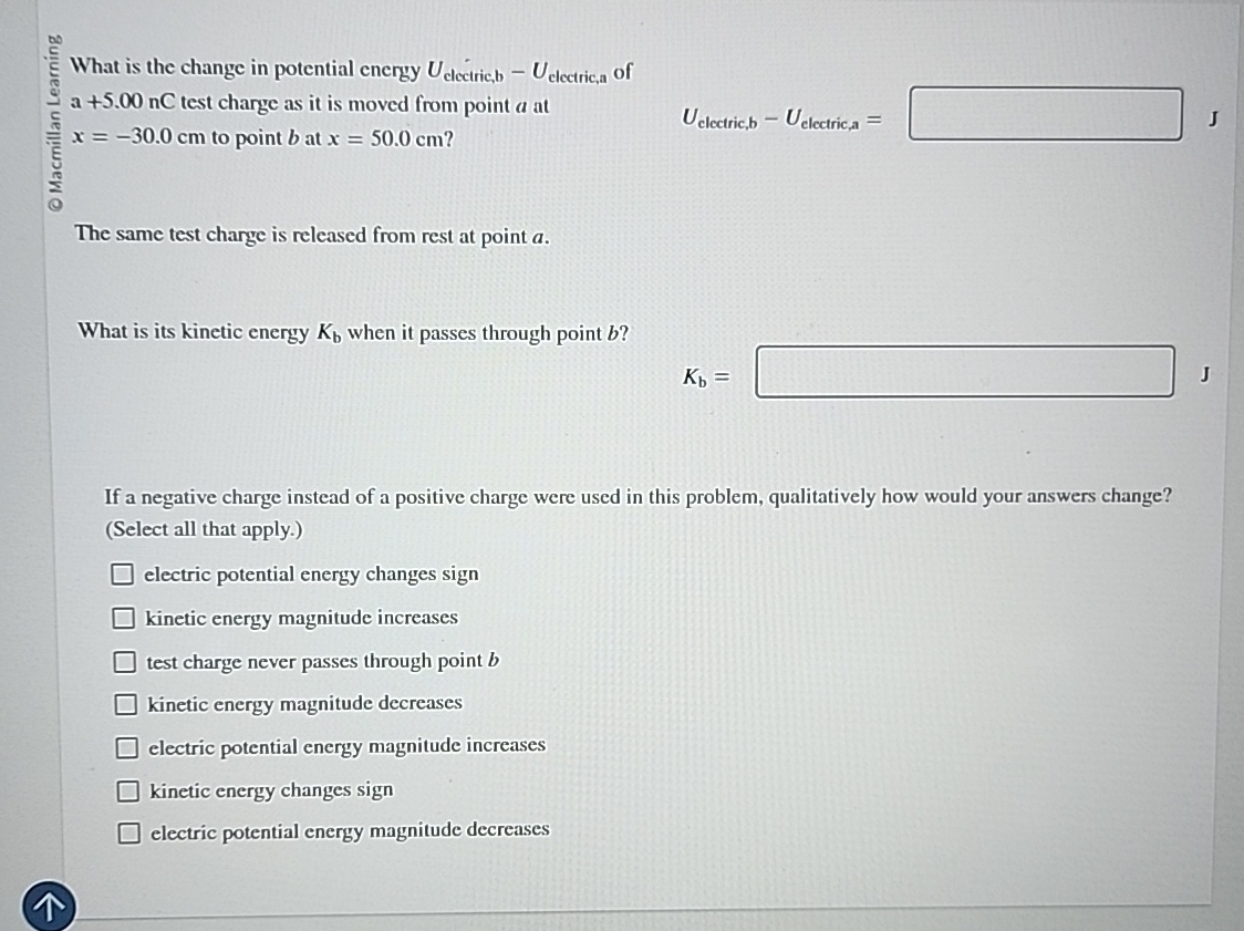 What is the change in potential energy | Chegg.com