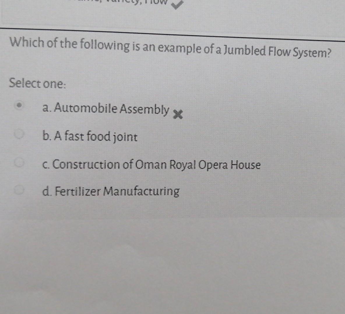Solved Which of the following is an example of a Jumbled | Chegg.com