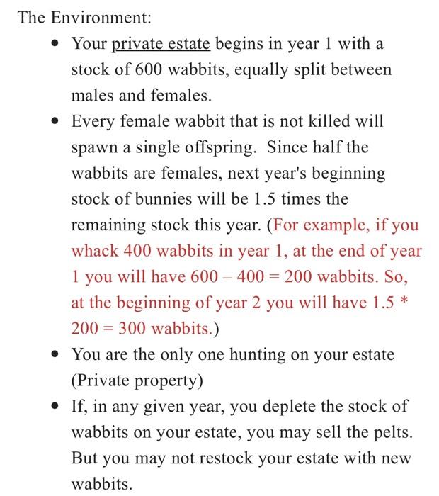 Whack the Wabbit Experiment Worksheet for Part I | Chegg.com