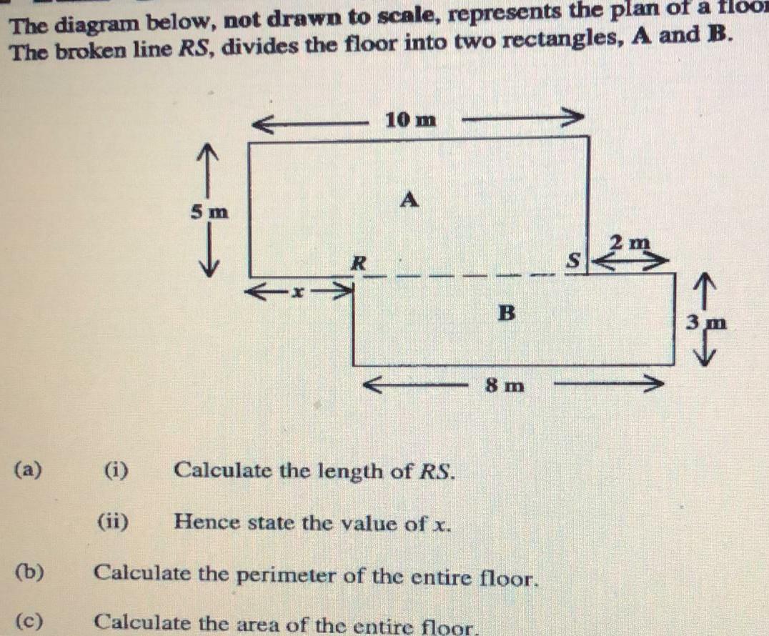 Solved The diagram below, not drawn to scale, represents the | Chegg.com