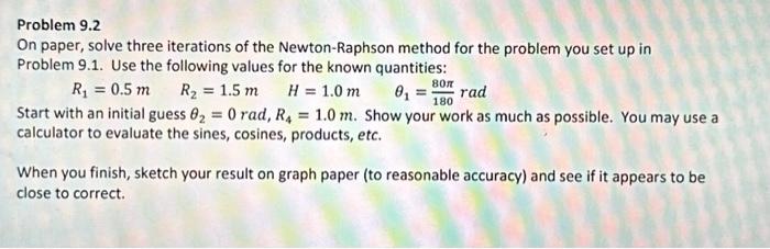 Solved Problem 9.2 On paper, solve three iterations of the | Chegg.com