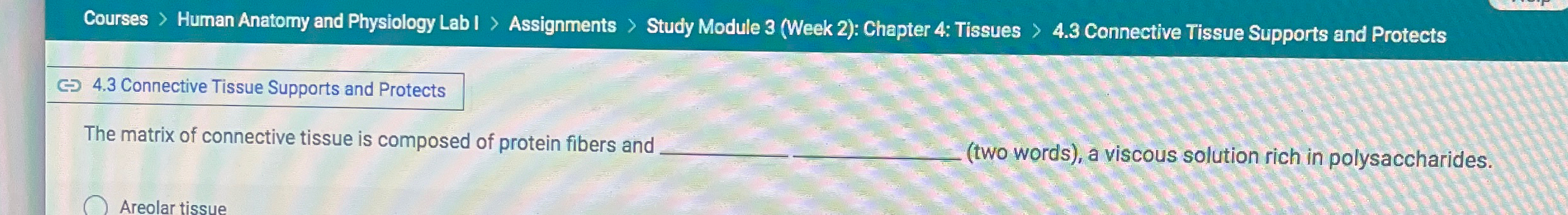 Solved Courses > ﻿Human Anatomy and Physiology Lab I > | Chegg.com