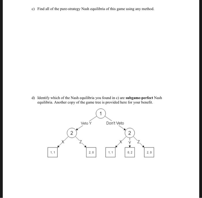 Solved Problem #3: Convert extensive-form to strategie-form, | Chegg.com