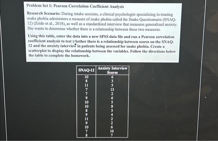 Solved Problem Set 1: Pearson Correlation Coefficient | Chegg.com