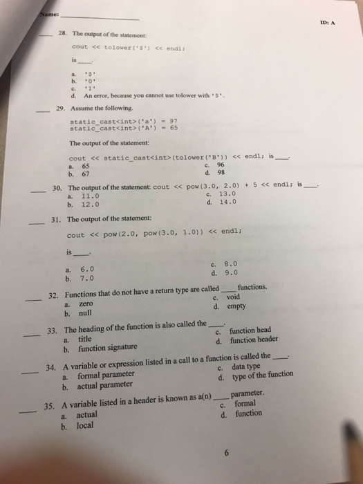 Solved Name Ida 14 Suppose Sum Num And Following Code