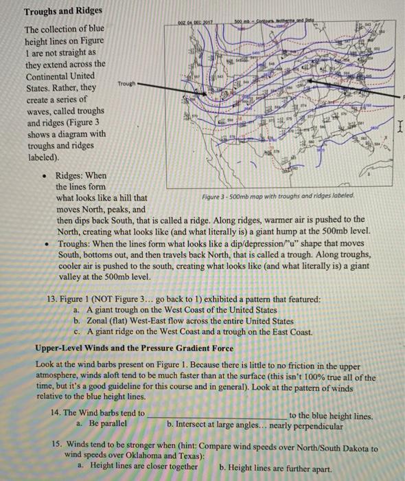 Solved DA 04 DE 2017 500 m I Troughs and Ridges The | Chegg.com