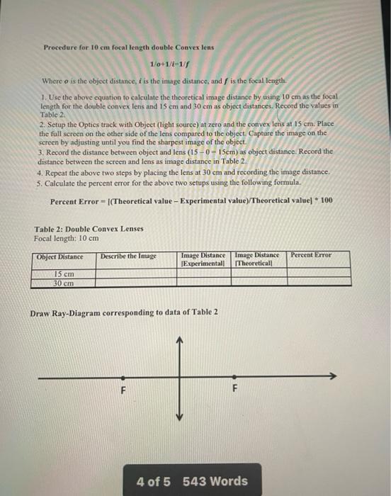 Solved Lab13: Optics Mirrors and Lenses Name Date: Objective | Chegg.com