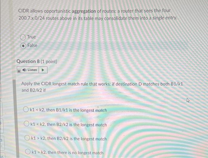 Solved 0 53 56 Question 11 1 Point 4 Listen Identify