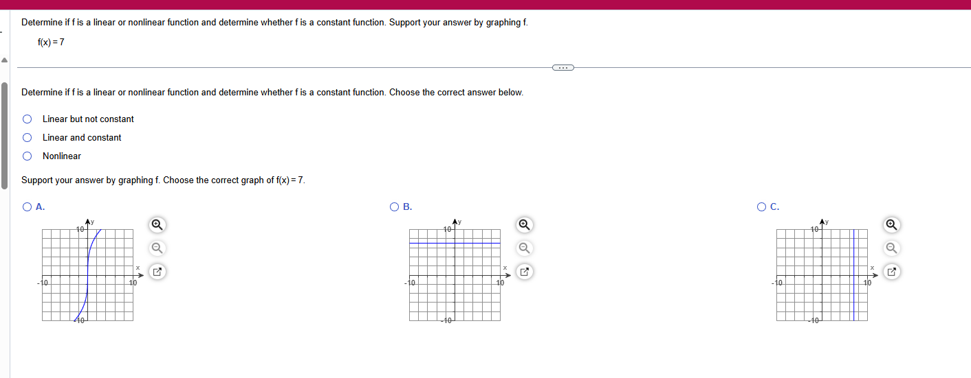 Solved Determine if \( ﻿f \) ﻿is a linear or nonlinear | Chegg.com