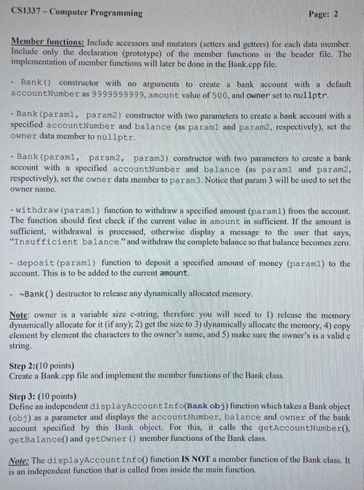 Solved Assignment \#4 - Classes October 28,2022 Due Date: | Chegg.com