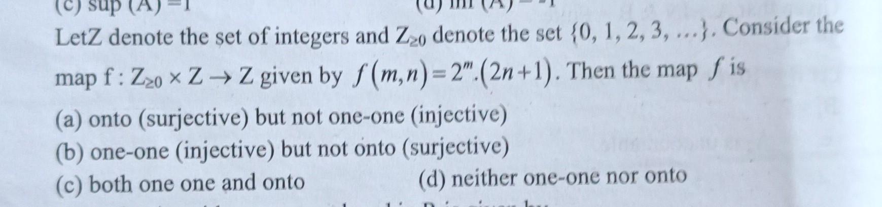 Solved Let Z denote the set of integers and Z20 denote the | Chegg.com