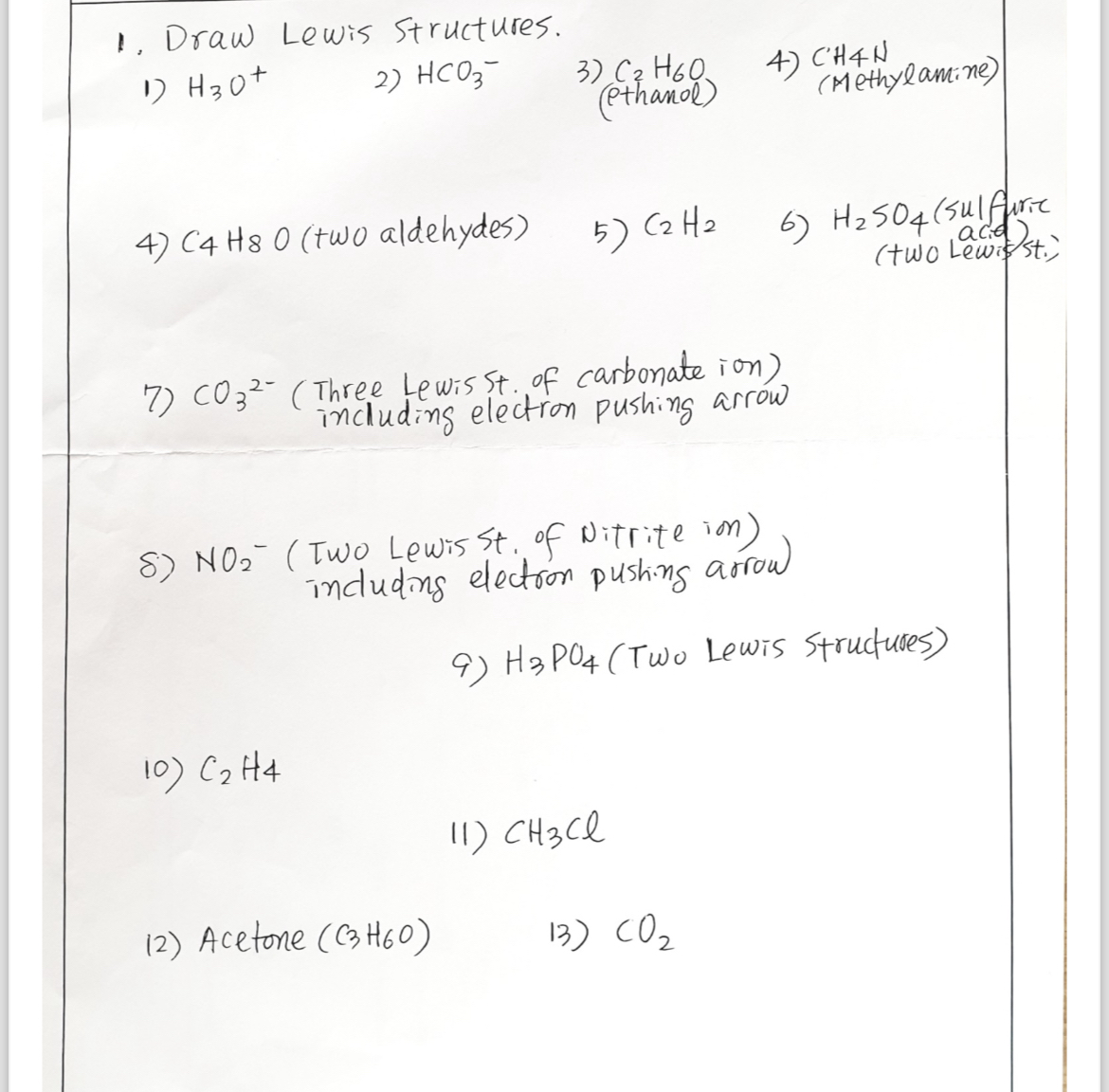 Solved Draw Lewis | Chegg.com