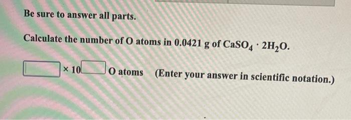 Solved i don't see how i can solve this from g to atoms | Chegg.com