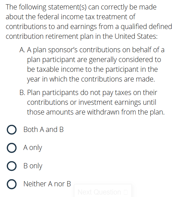 Solved The following statement(s) ﻿can correctly be made | Chegg.com
