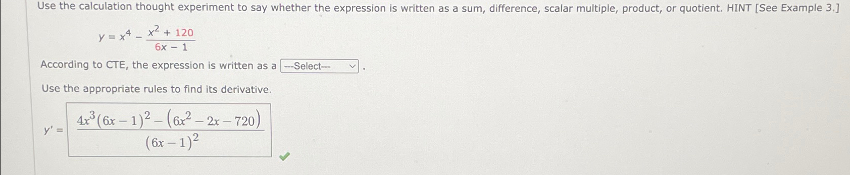 Solved Use the calculation thought experiment to say whether | Chegg.com