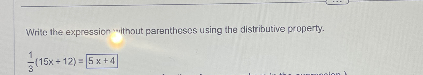 Solved Write the expression without parentheses using the | Chegg.com