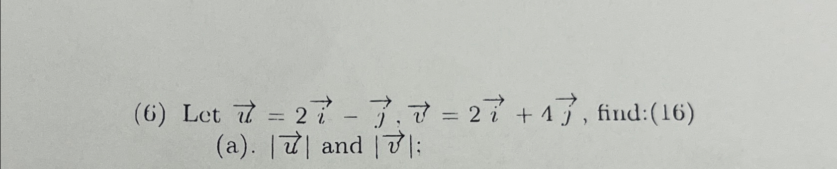Solved (6) ﻿Let | Chegg.com