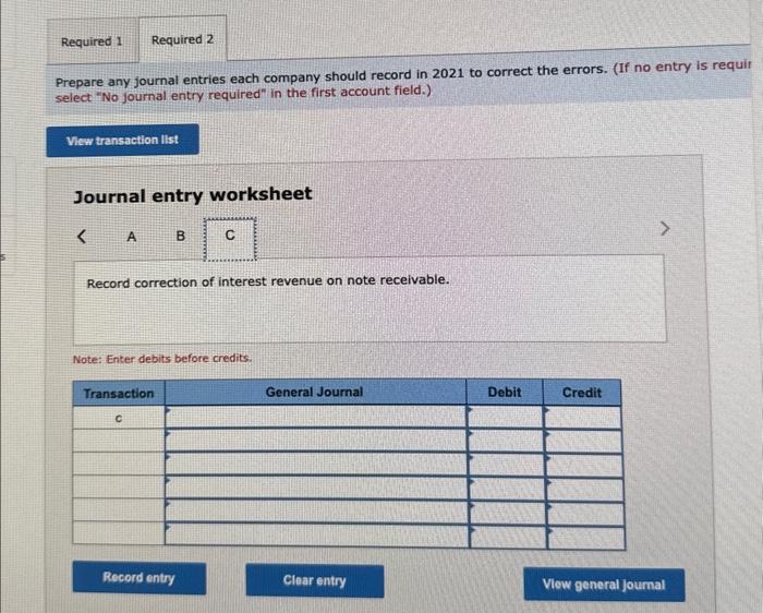 Solved Below are three independent and unrelated errors. a. | Chegg.com