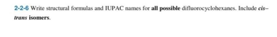 Solved 2-2-6 Write structural formulas and IUPAC names for | Chegg.com