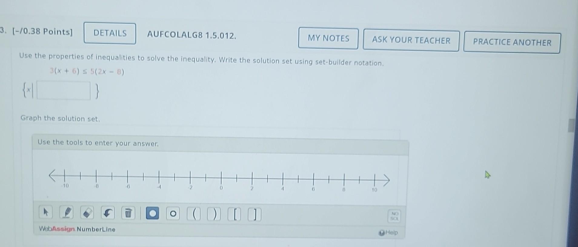 Solved Use the properties of inequalities to solve the | Chegg.com