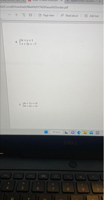 1. Use the given row transformations to change the | Chegg.com