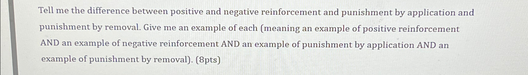 Solved Tell me the difference between positive and negative | Chegg.com