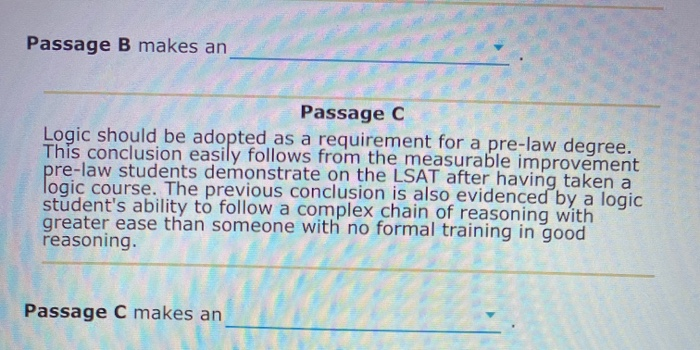 Solved Passage A The availability of used textbooks serves | Chegg.com