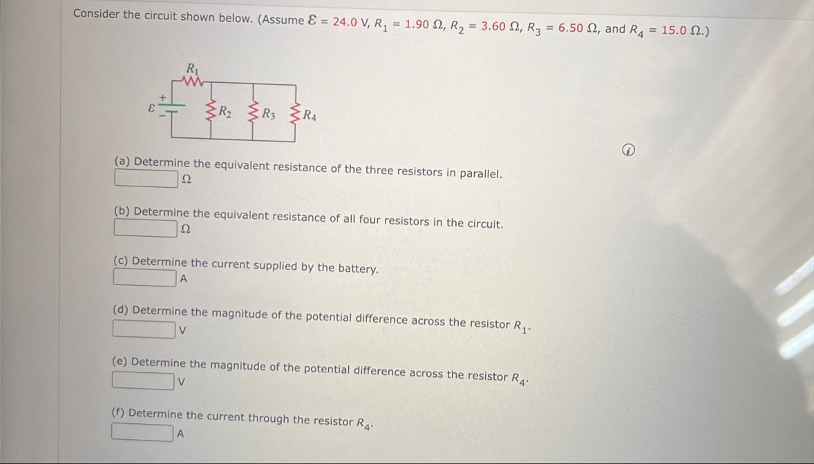 Solved Consider the circuit shown below. (Assume | Chegg.com