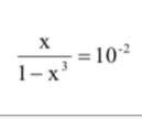 Solved 1−x3x=10−2 | Chegg.com