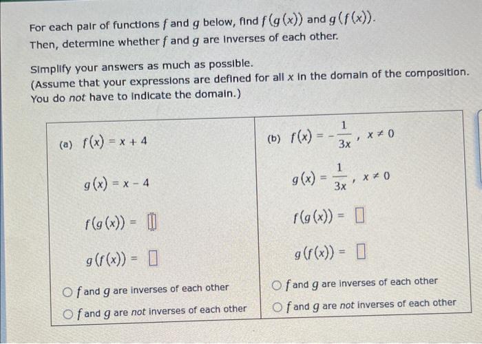 Solved Suppose H X 5x4 2 Find Two Functions F And G Such