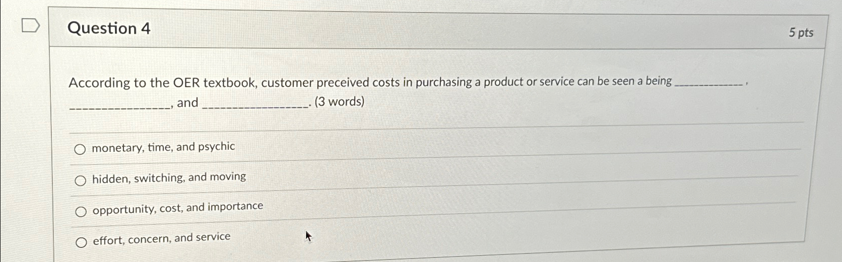 Solved Question 45 ﻿ptsAccording to the OER textbook, | Chegg.com