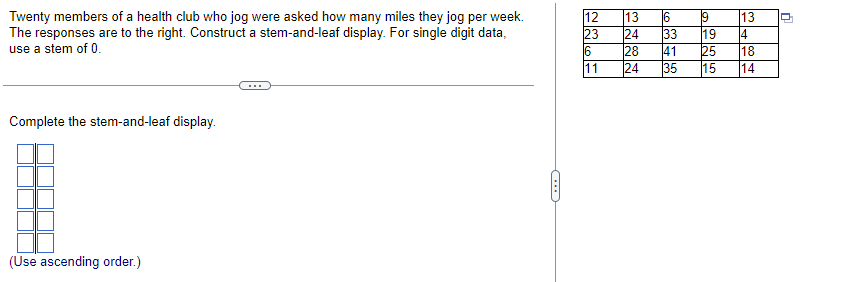 Solved Twenty members of a health club who jog were asked | Chegg.com