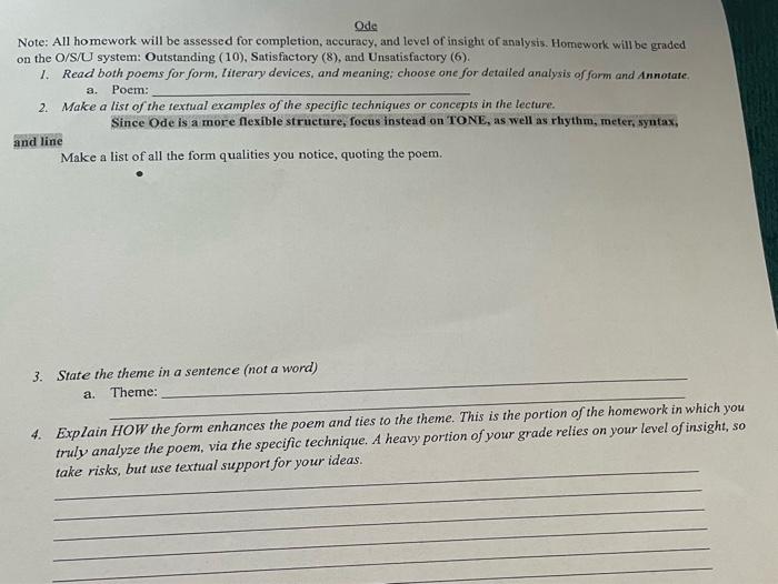 Ode to the Head Nod By Elizabeth Acevedo the slight | Chegg.com