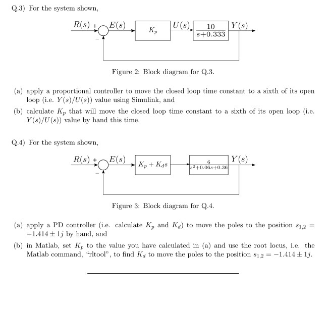 Solved Q.1) An SISO second order process is described by the | Chegg.com