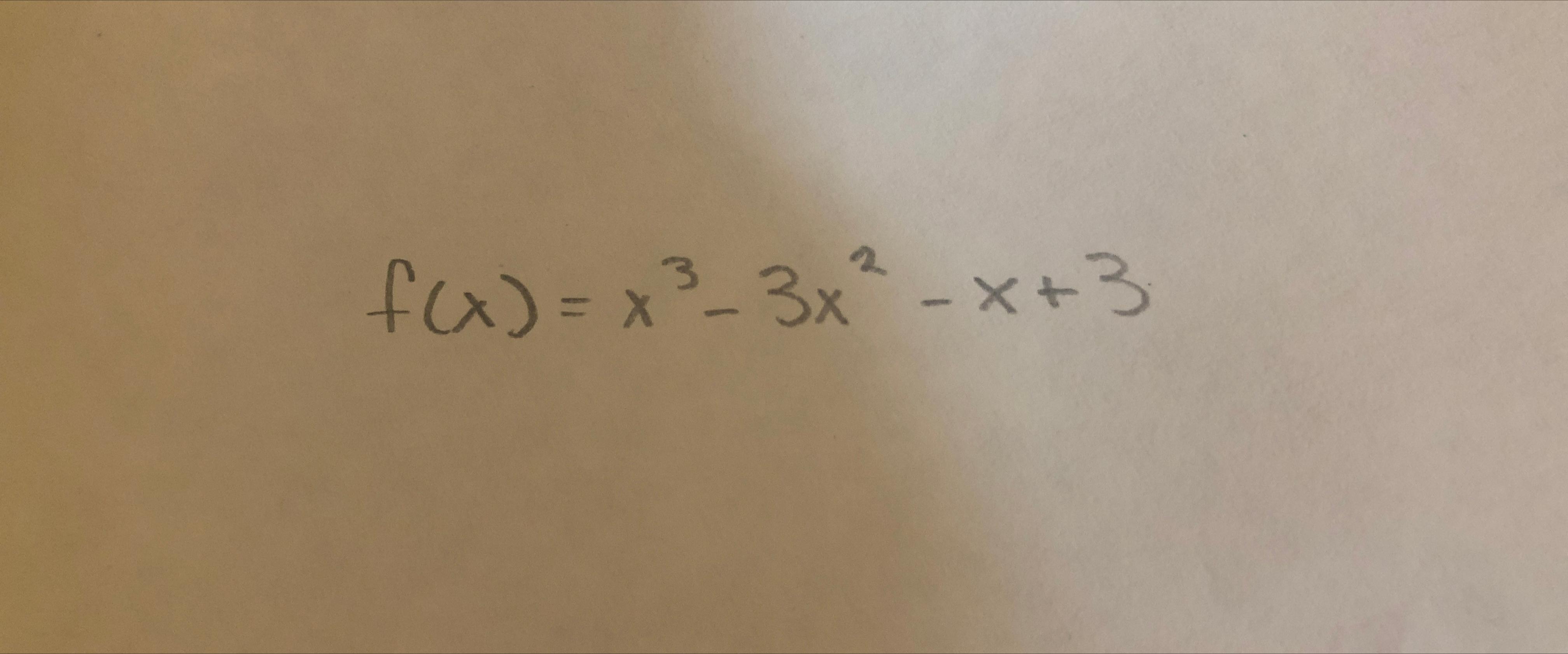 f-x-x3-3x2-x-3-chegg