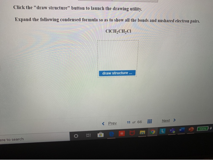 Solved Click the "draw structure" button to launch the | Chegg.com