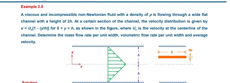 Example 3.5A viscous and incompressible non-Newtonian | Chegg.com Example 3.5A viscous and incompressible non-Newtonian | Chegg.com