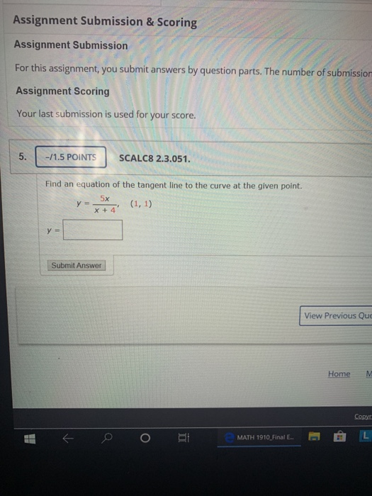 Solved Assignment Submission & Scoring Assignment Submission | Chegg.com