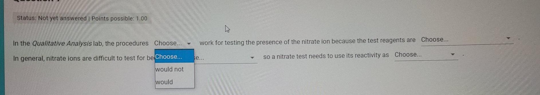Solved Question 7 Status: Not yet answered Points possible. | Chegg.com