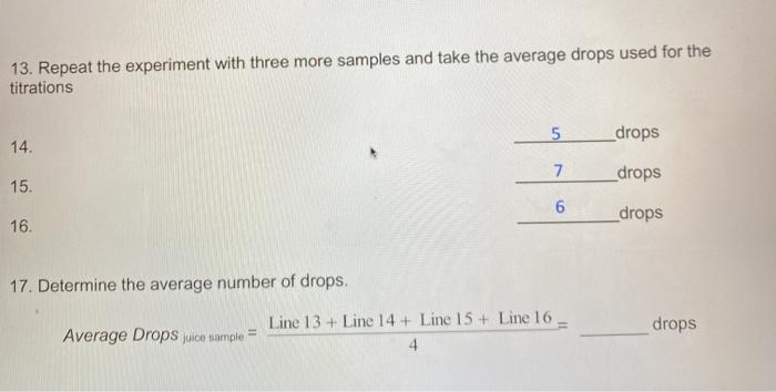 Solved Microscale Titration. Vitamin C in Fruit Juices | Chegg.com